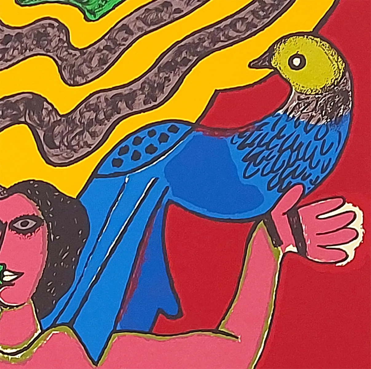 Buy lithograph from 1991 by the Cobra artist Corneille