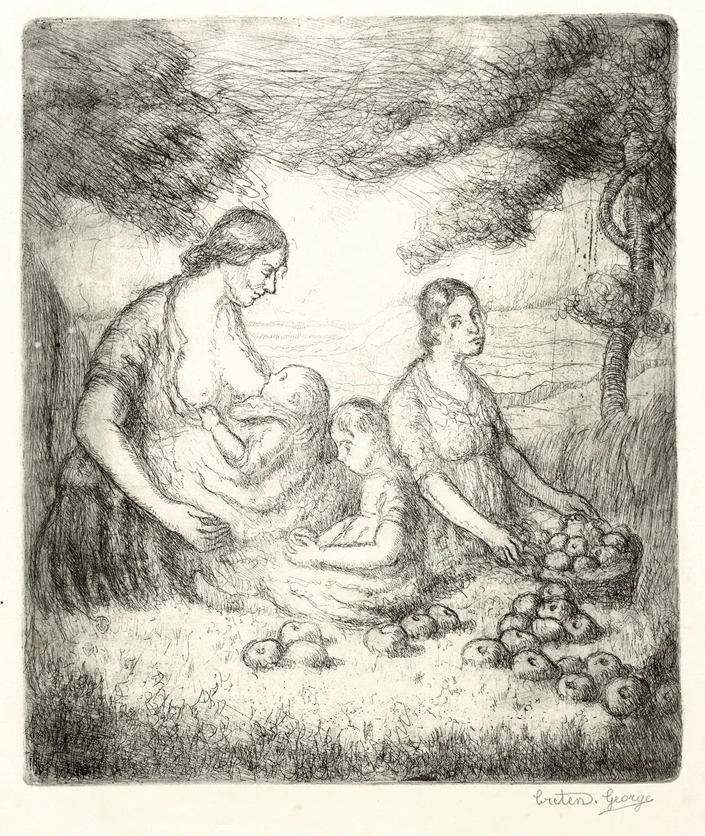 Buy a large etching by the Belgian artist George Creten
