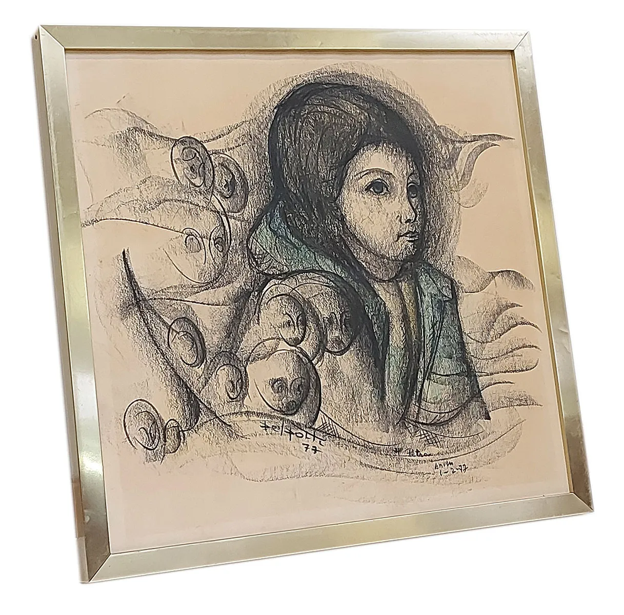 Buy 1977 drawing by the Belgian artist Charles Delporte.