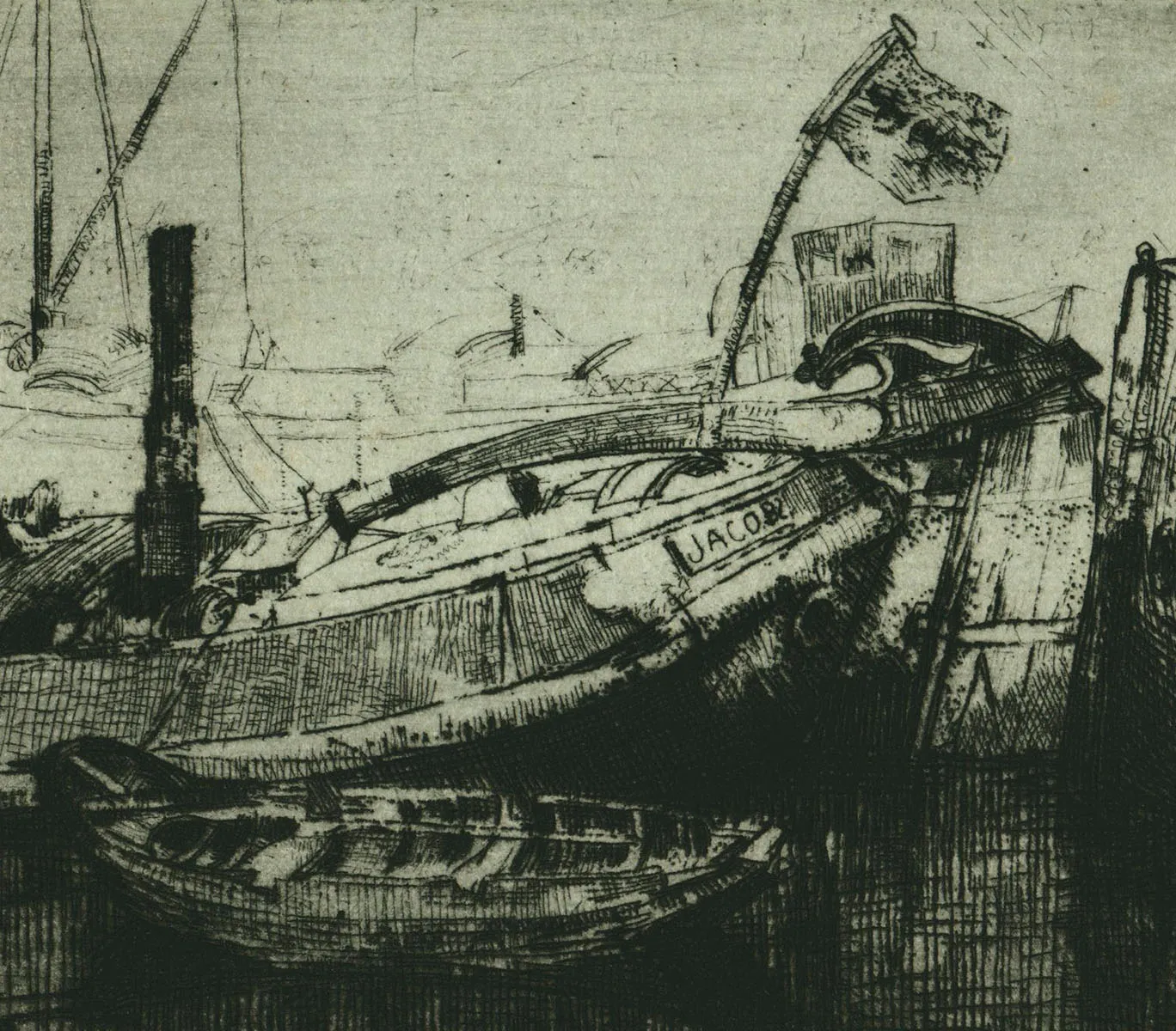 Buy a signed etching by the Belgian etcher Désiré Naeyaert