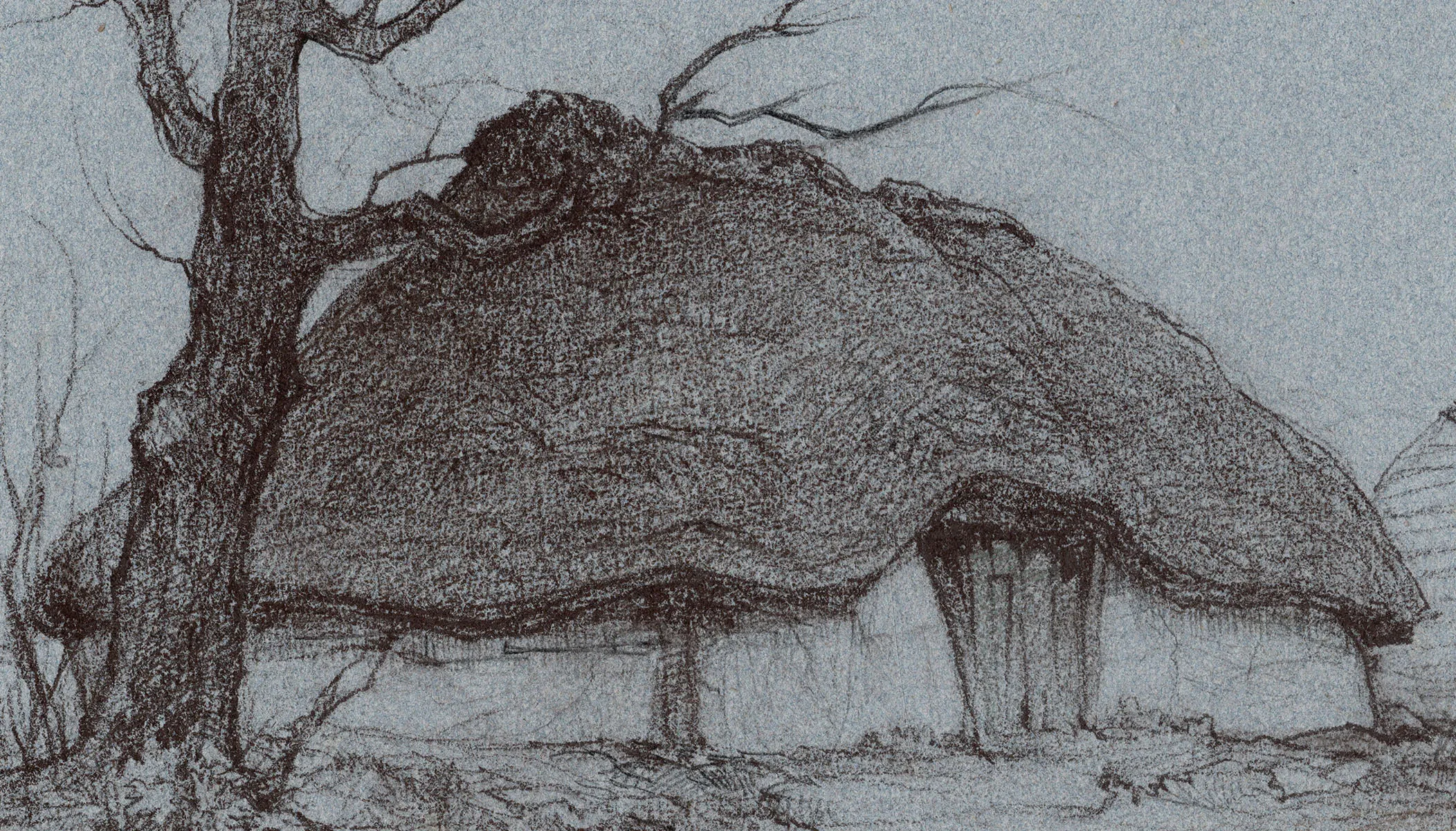 Een tekening uit 1963 van de Belgische etser D. Baksteen kopen