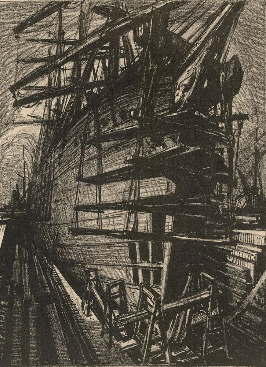 Achetez une litho de l'artiste belge Edmond Van Dooren