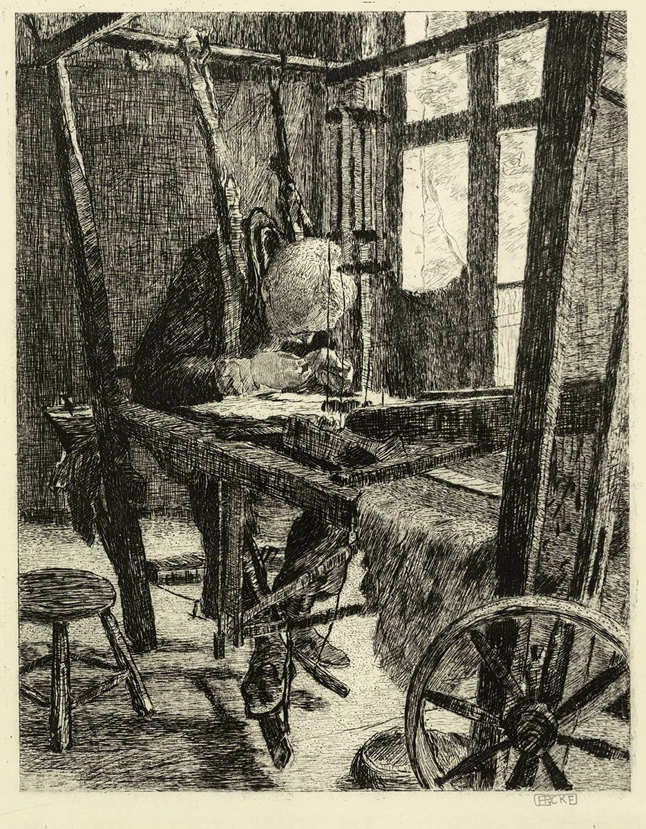 Buy a large etching by the Ghent artist François Pycke Frans Pycke