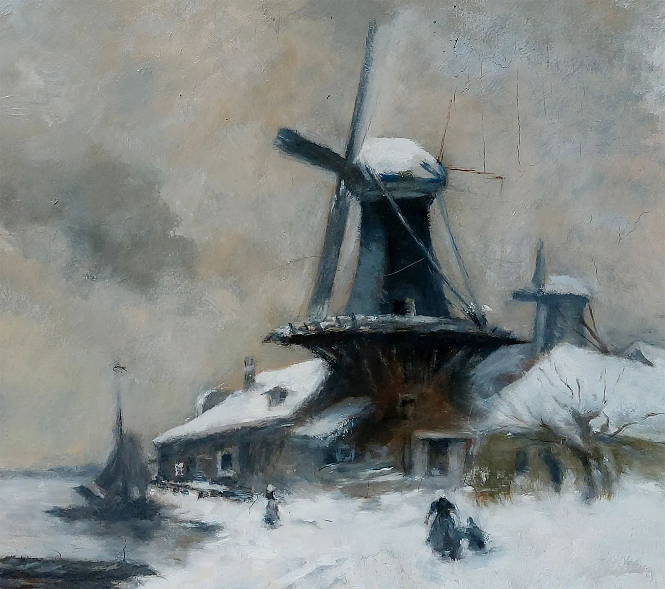 Schilderij van Belgische kunstschilder Frédéric Marie Vermorcken
