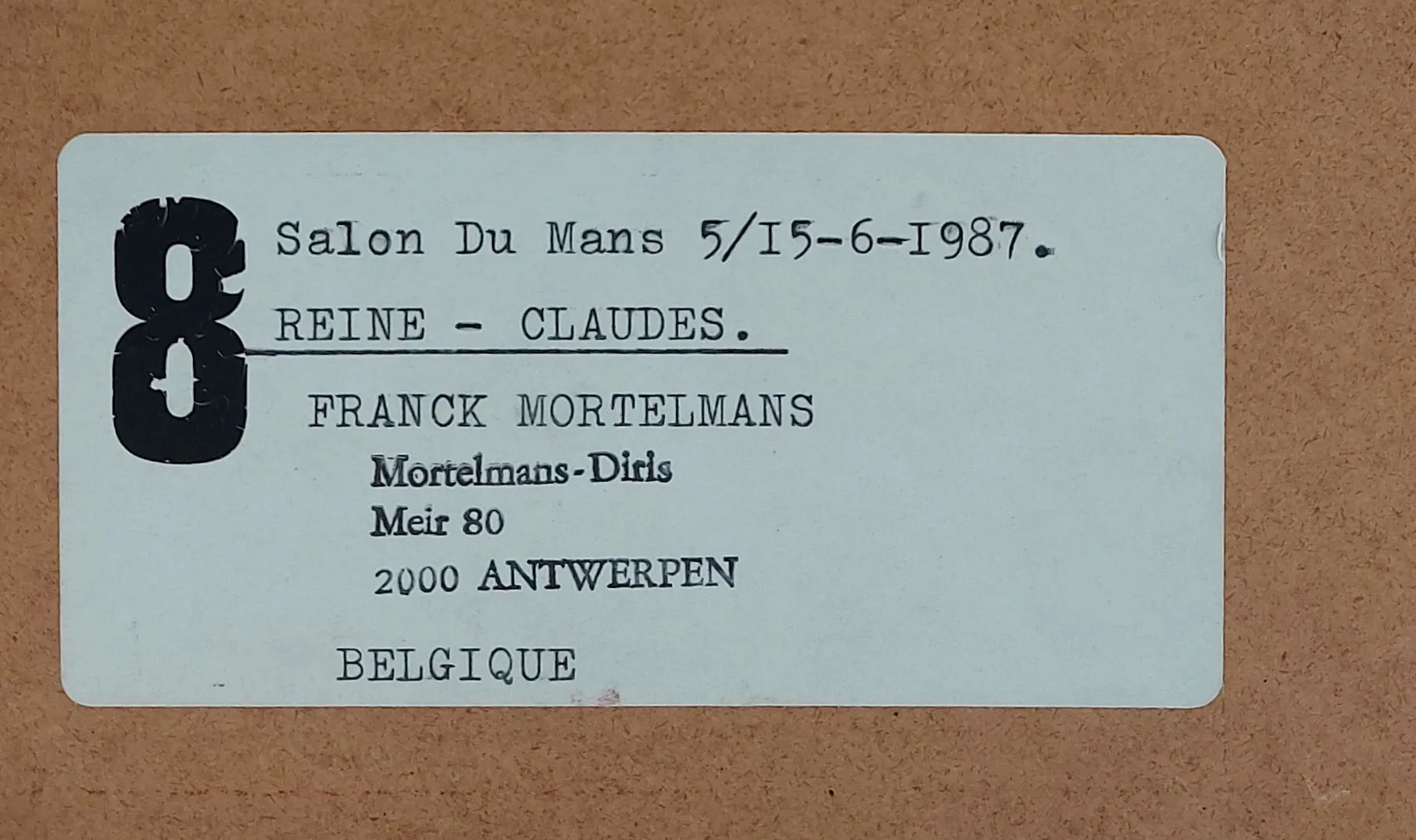 Pastel drawing by Franck Mortelmans, plums or Reine-Claudes