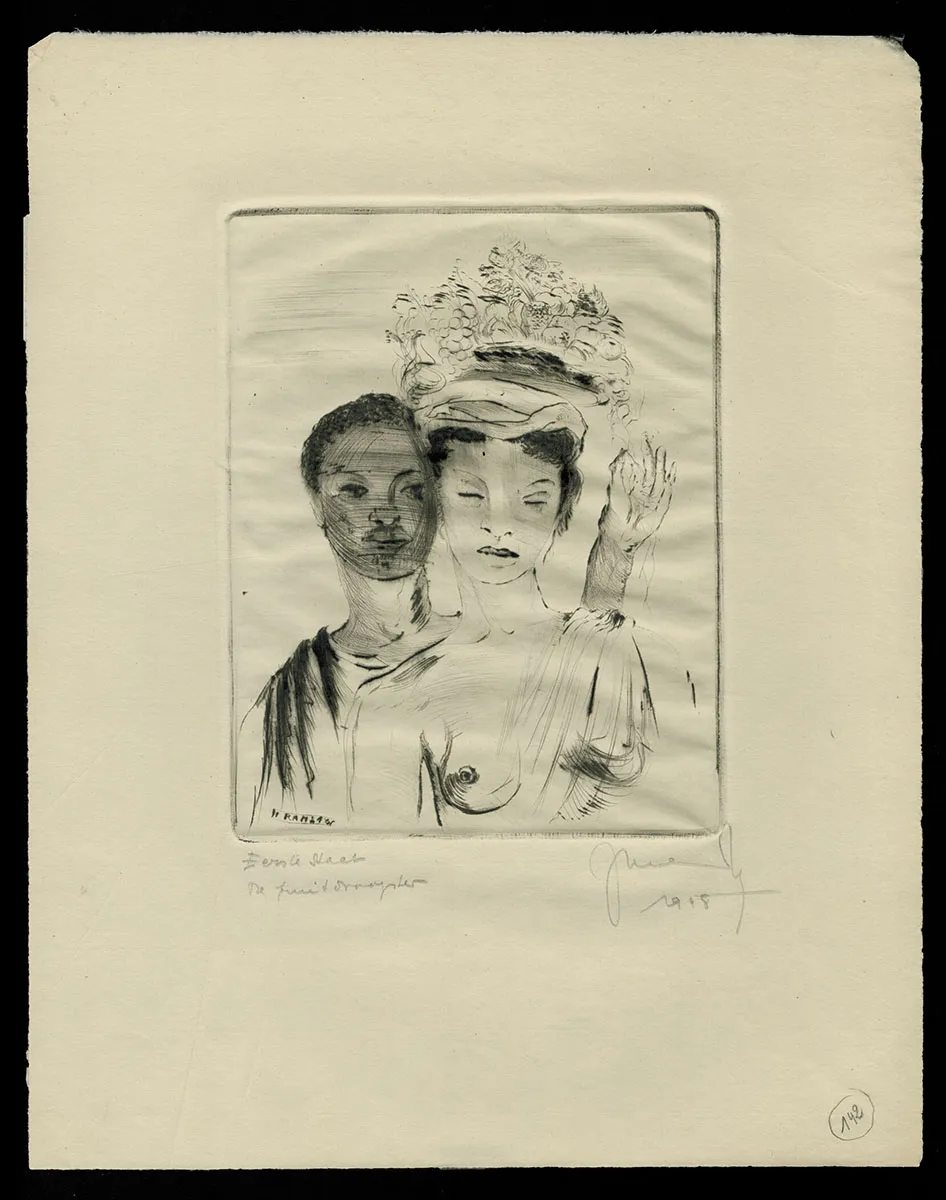 Ets uit 1948 van de Belgisch kunstenaar Frans Dille kopen