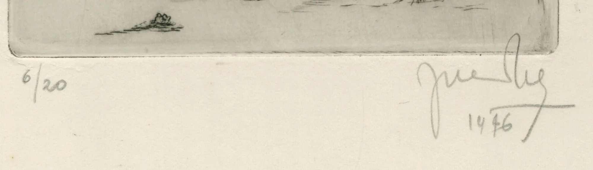 Gravure à la pointe sèche du graveur belge Frans Dille achète