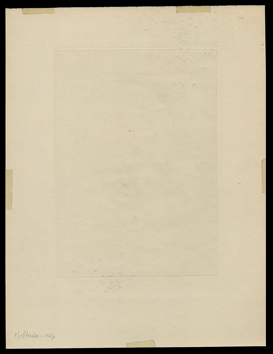 Achetez une gravure de 1917 de l'artiste belge Frans Dille