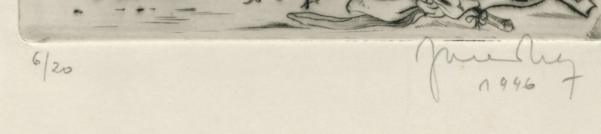 Buy a drypoint etching by the Belgian artist Frans Dille