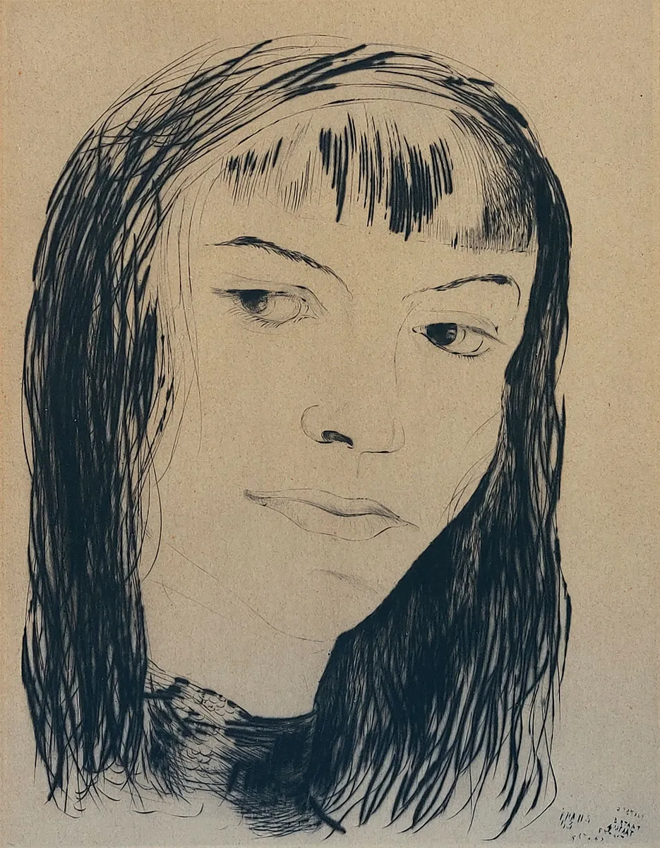 Ets uit 1953 van de Belgisch kunstenaar Frans Dille kopen