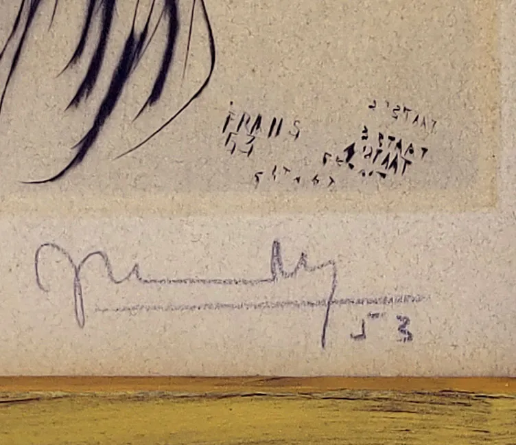 Ets uit 1953 van de Belgisch kunstenaar Frans Dille kopen