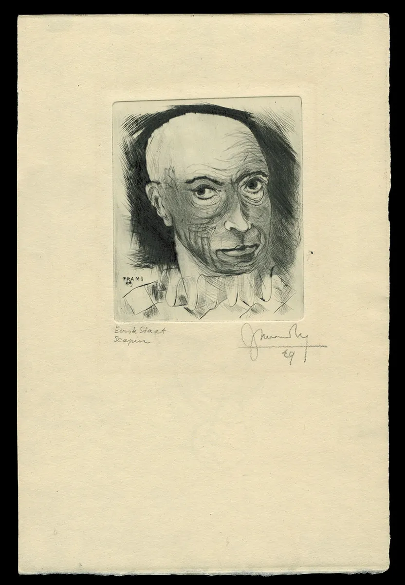 Buy an etching from 1949 by the Belgian artist Frans Dille