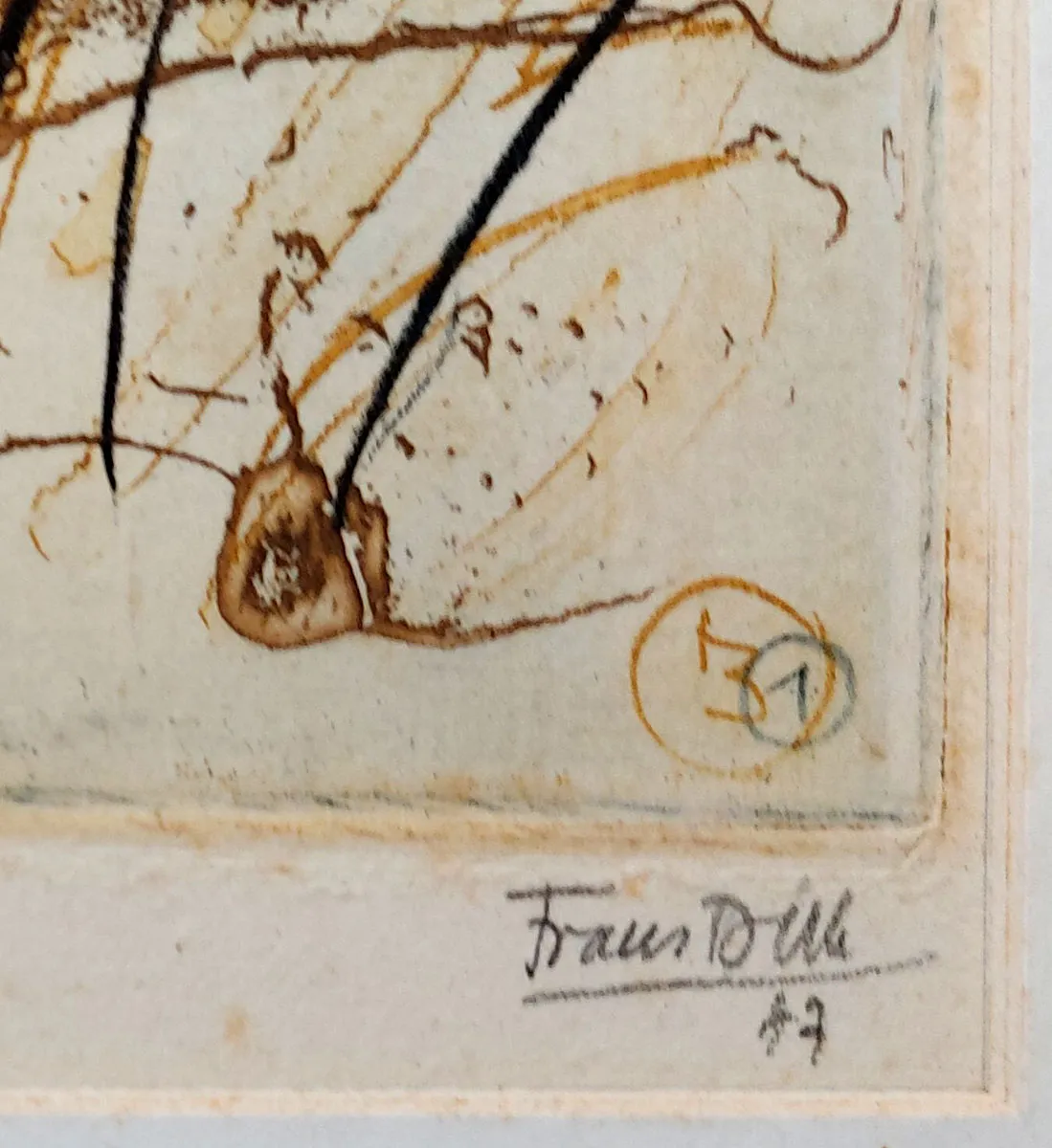 Buy a graphic artwork by the Belgian artist Frans Dille