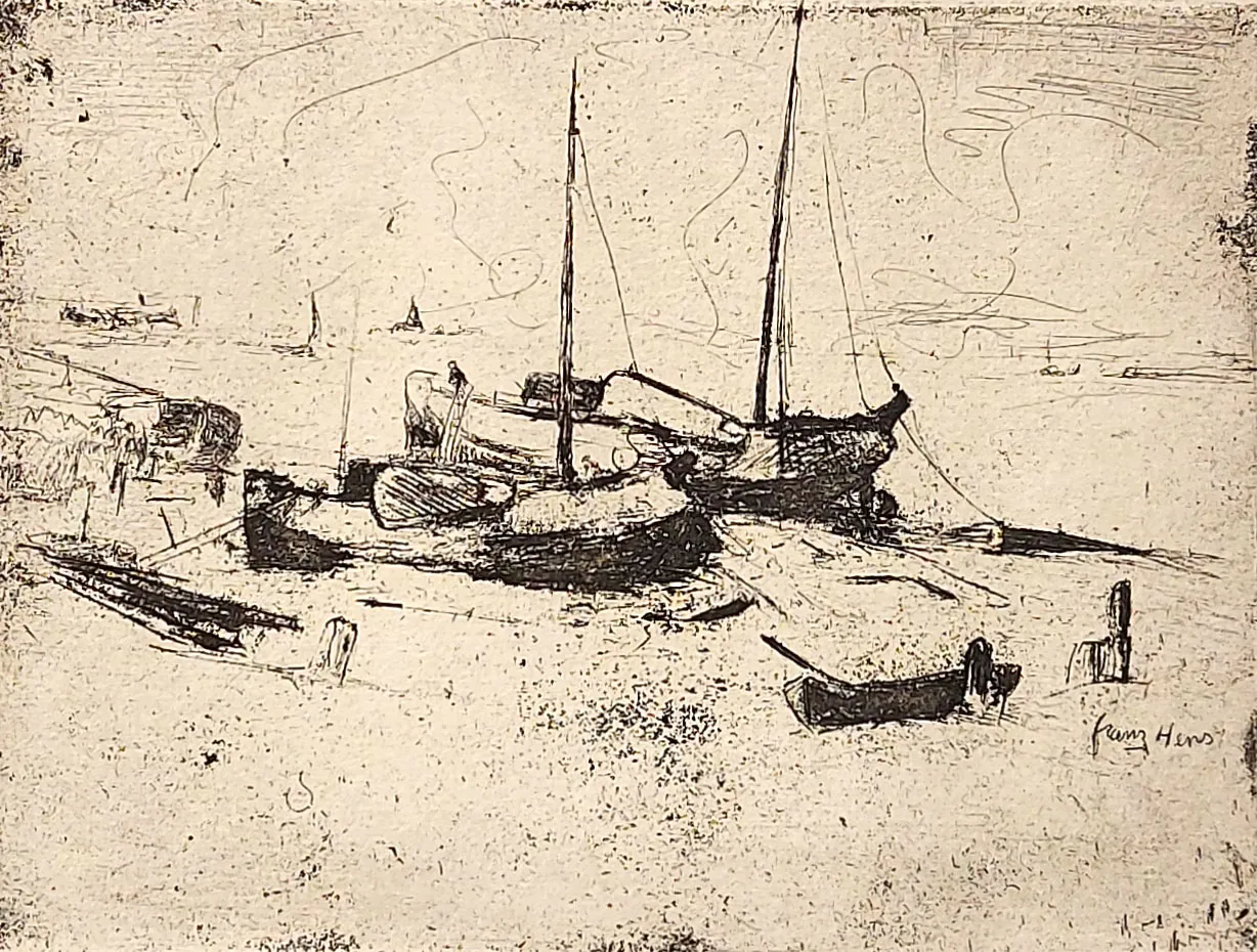 Buy an etching by the Belgian etcher, artist Frans Hens