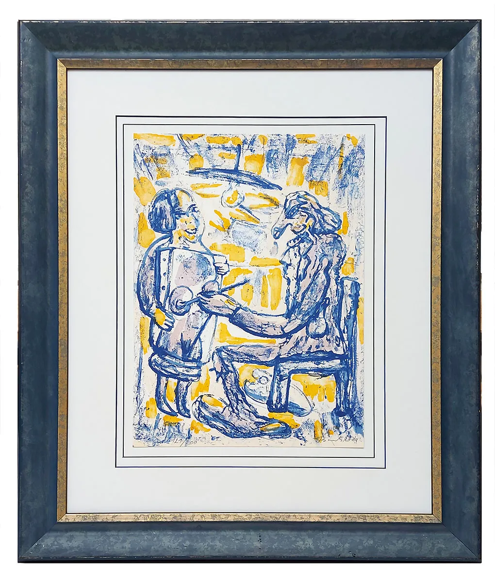 Litho uit 2000 van de Antwerpse kunstenaar Fred Bervoets kopen