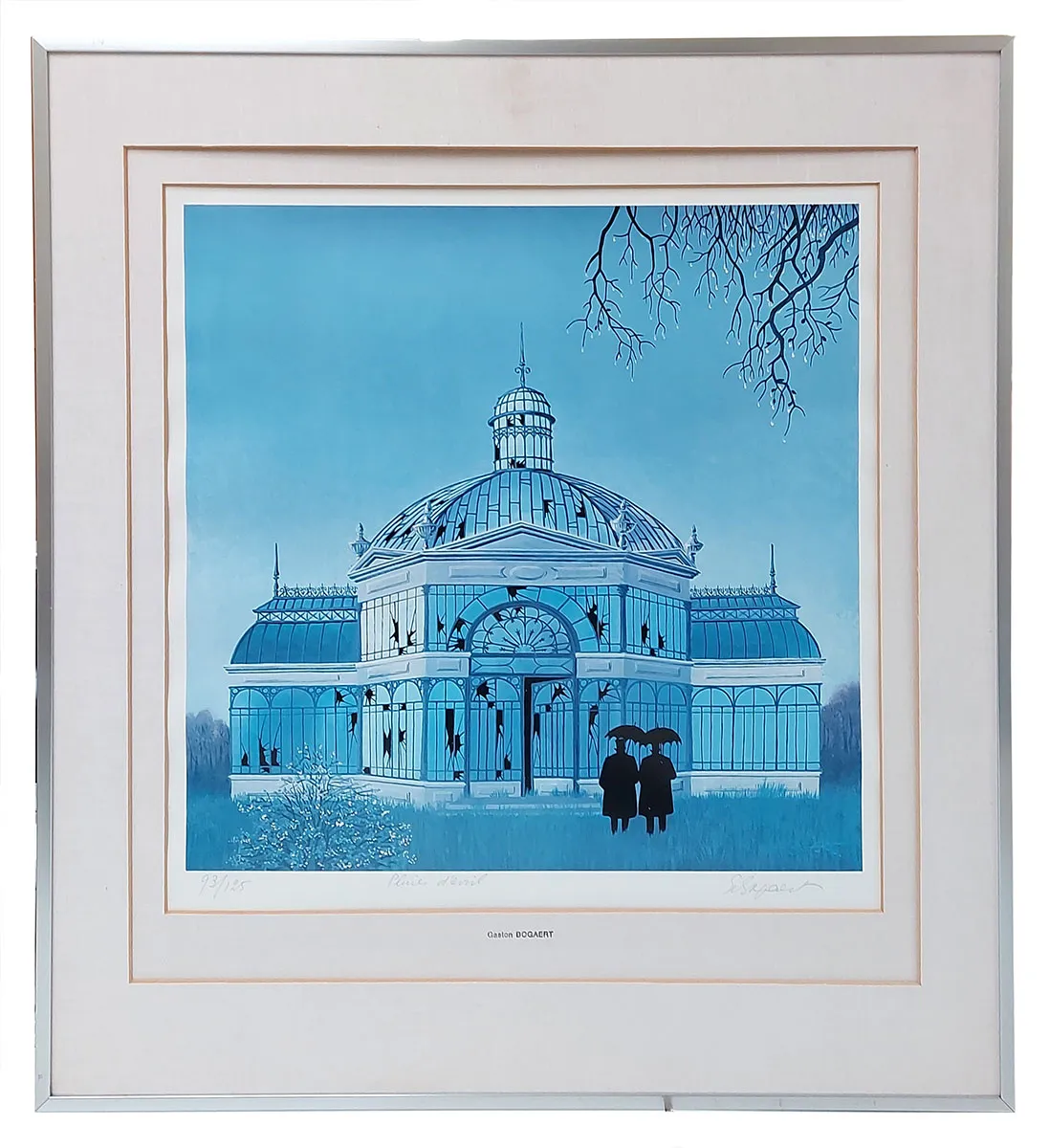 Zeefdruk van de Belgische kunstschilder Gaston Bogaert kopen