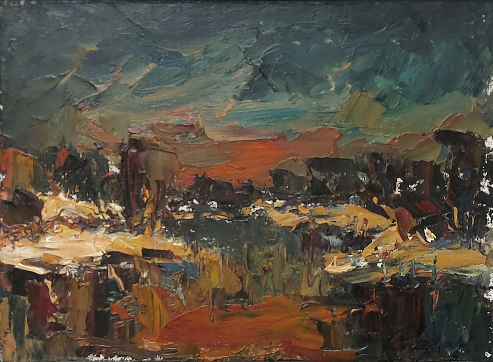 Achetez une peinture à l'huile de l'artiste belge Frans Geerinckx