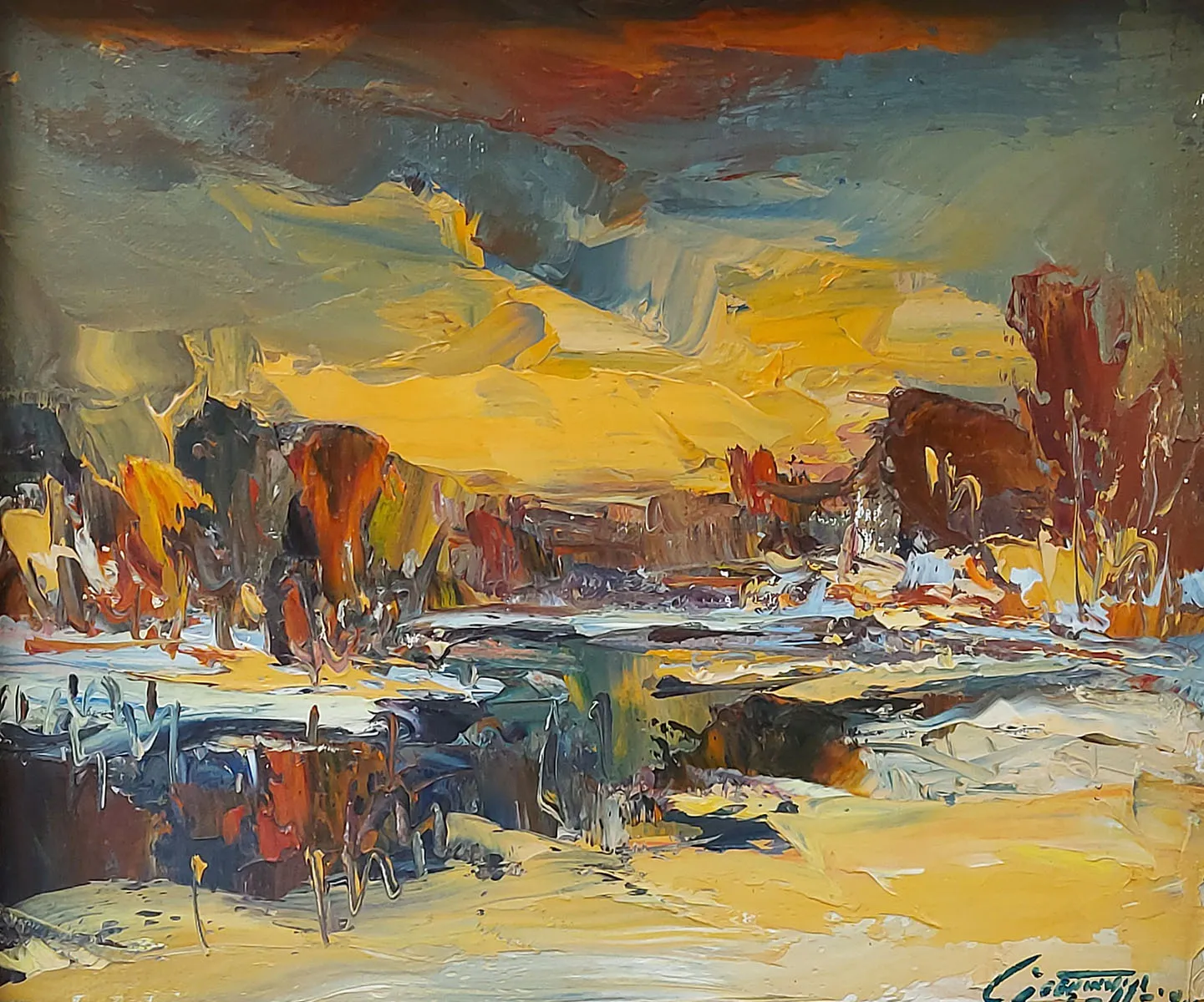 Impressionistisch schilderij van de schilder Frans Geerinckx kopen