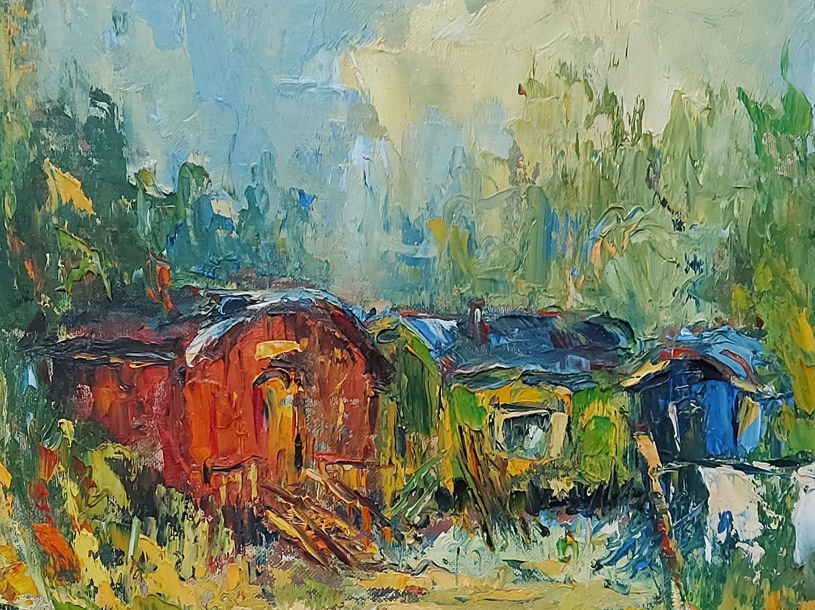 Impressionistisch schilderij van de schilder Frans Geerinckx kopen