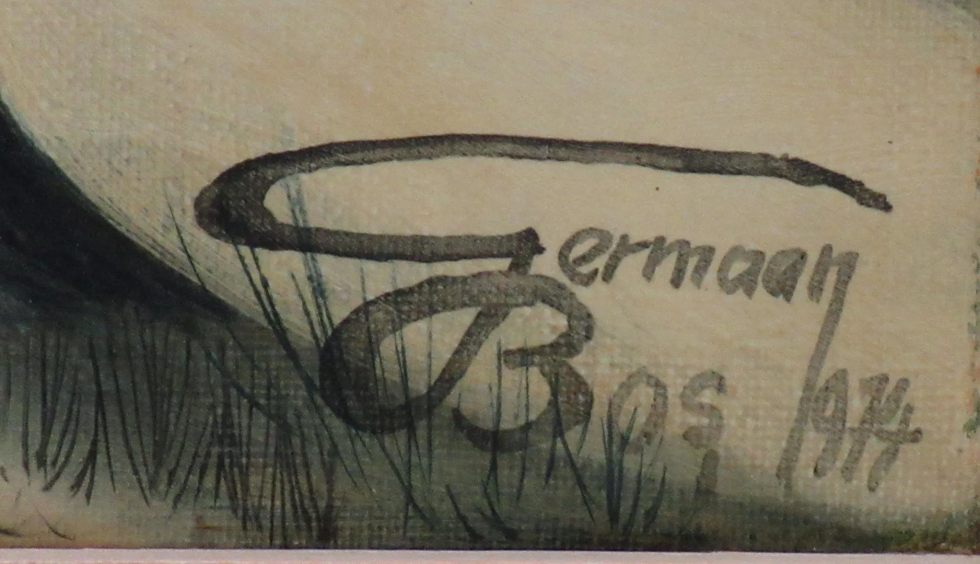 Een winterlandschap van de Belgische schilder Germaan Bos kopen