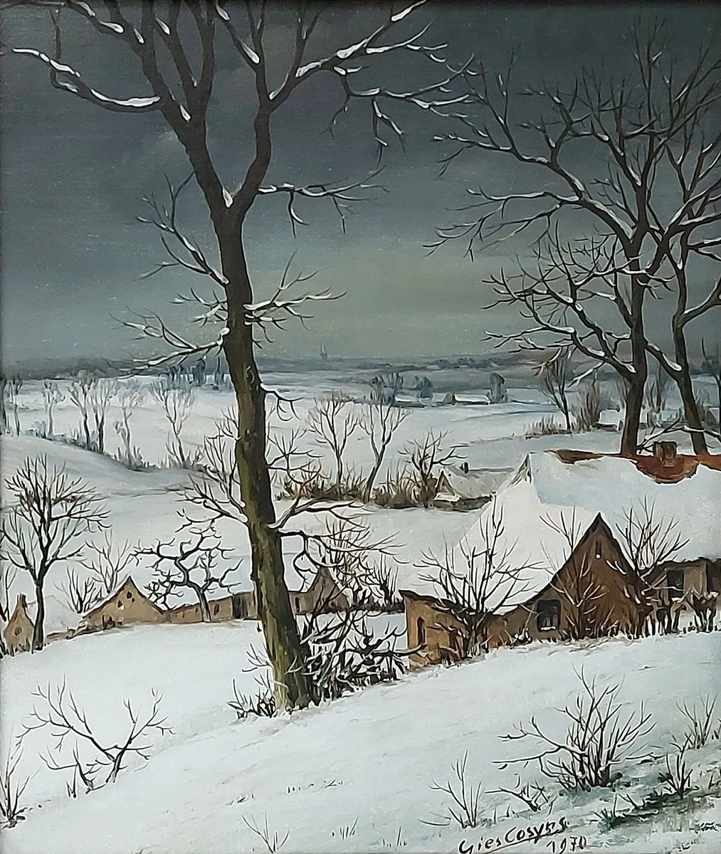 Buy an oil painting, a winter landscape by Gies Cosyns