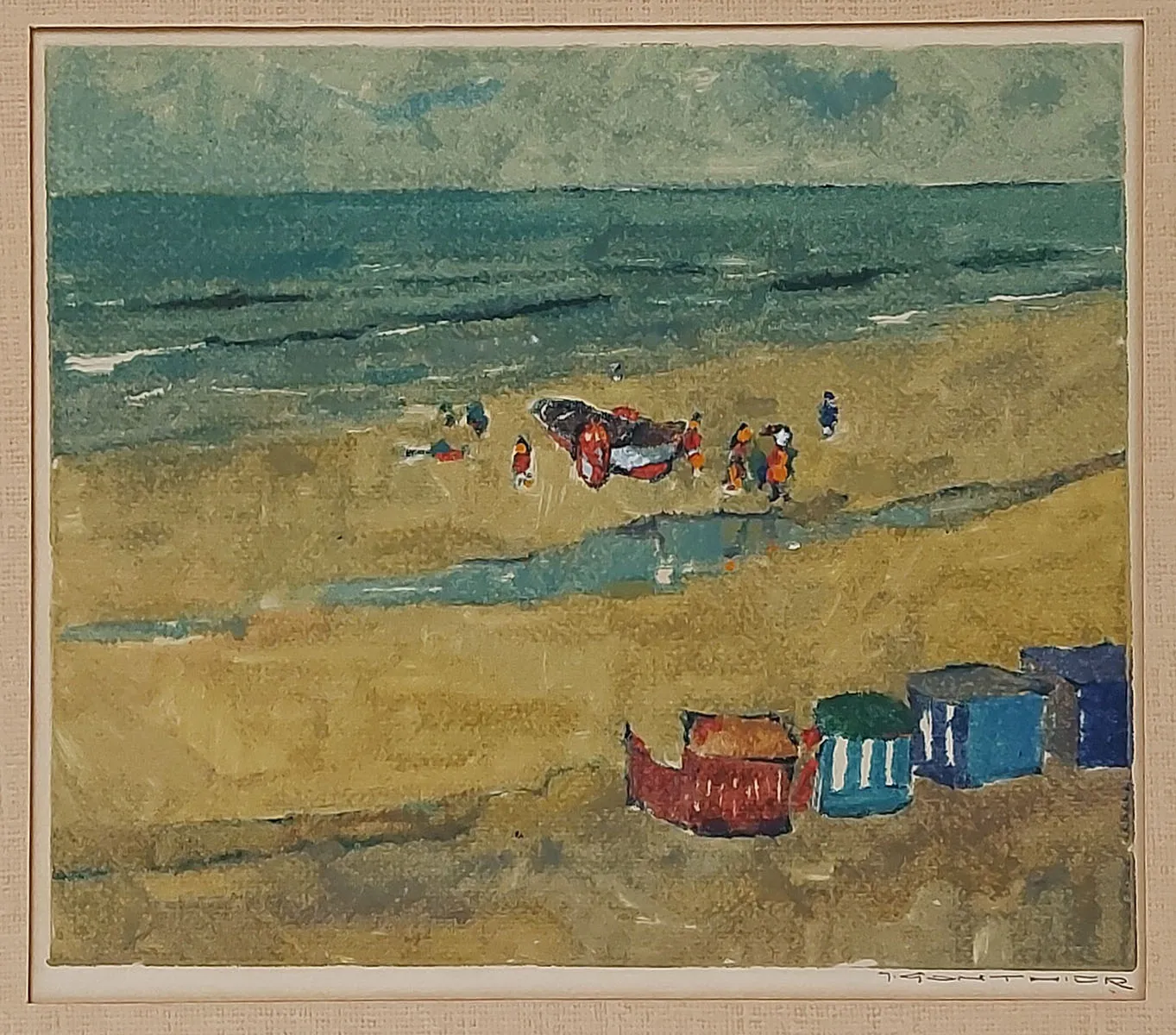 Monotype van de Belgische kunstenaar Jules Gonthier kopen