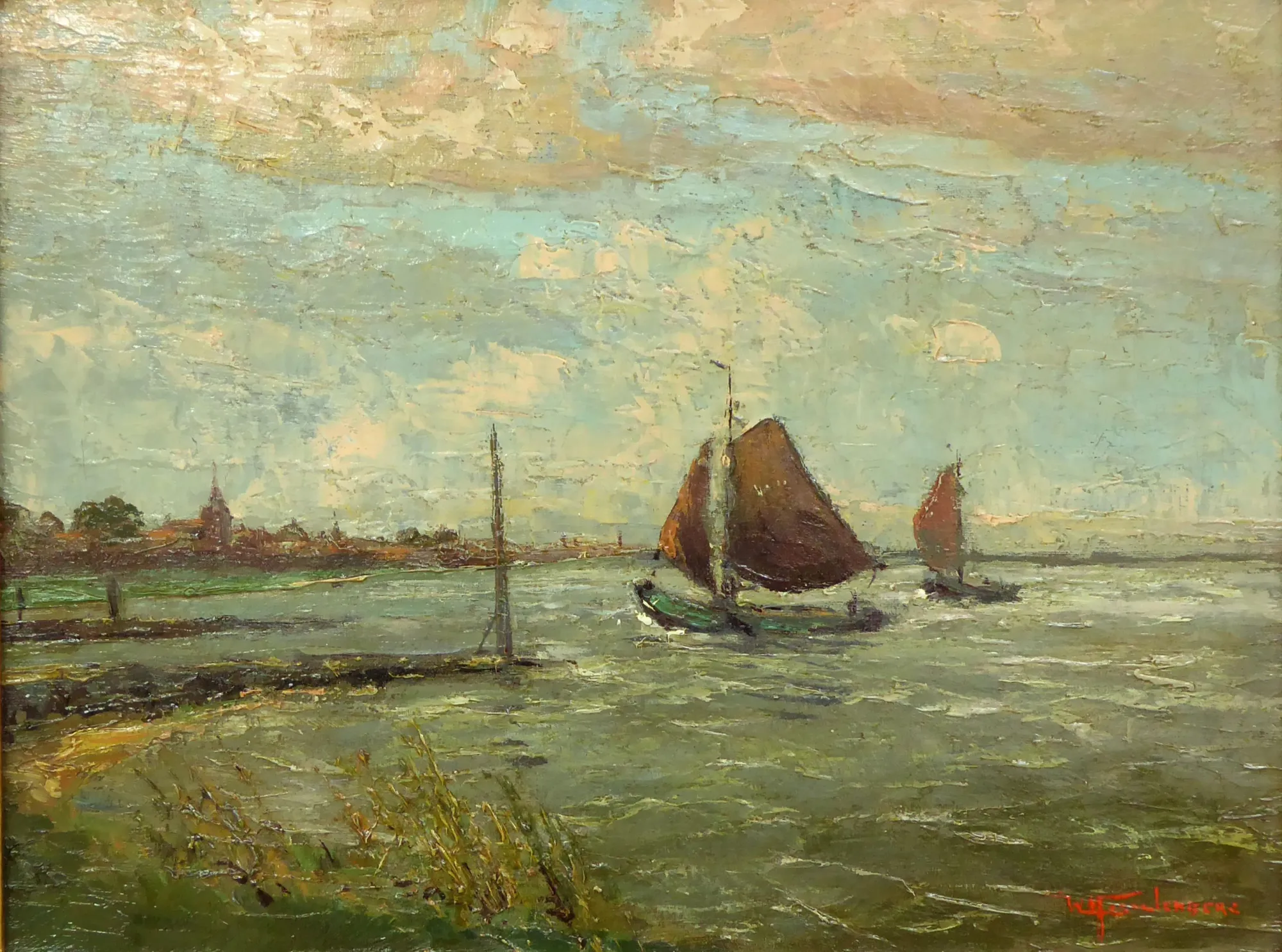 Nederlandse kunstschilder Willem Horselenberg
