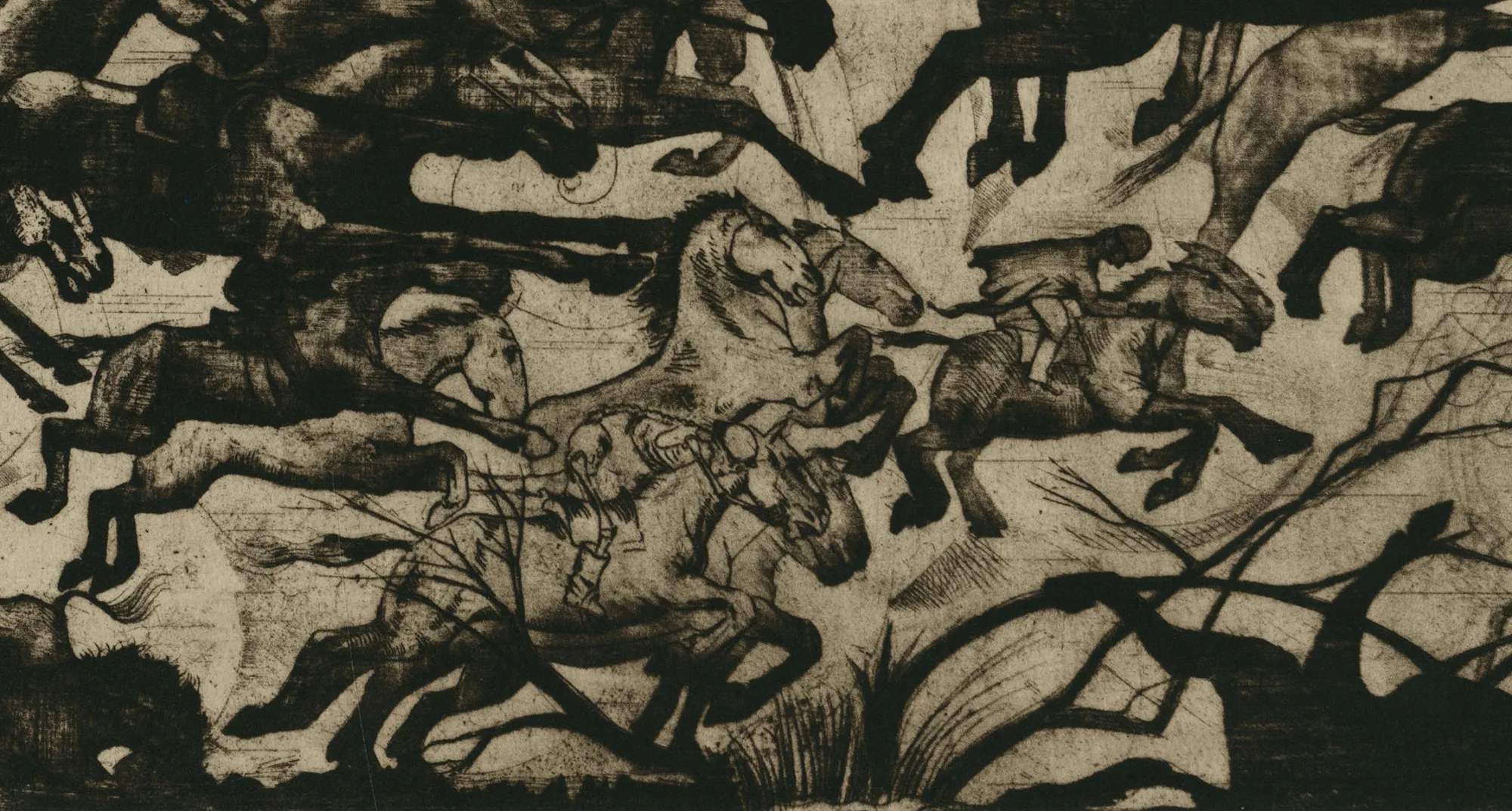 Ets uit 1959 van de Belgische etser Henri Quittelier kopen