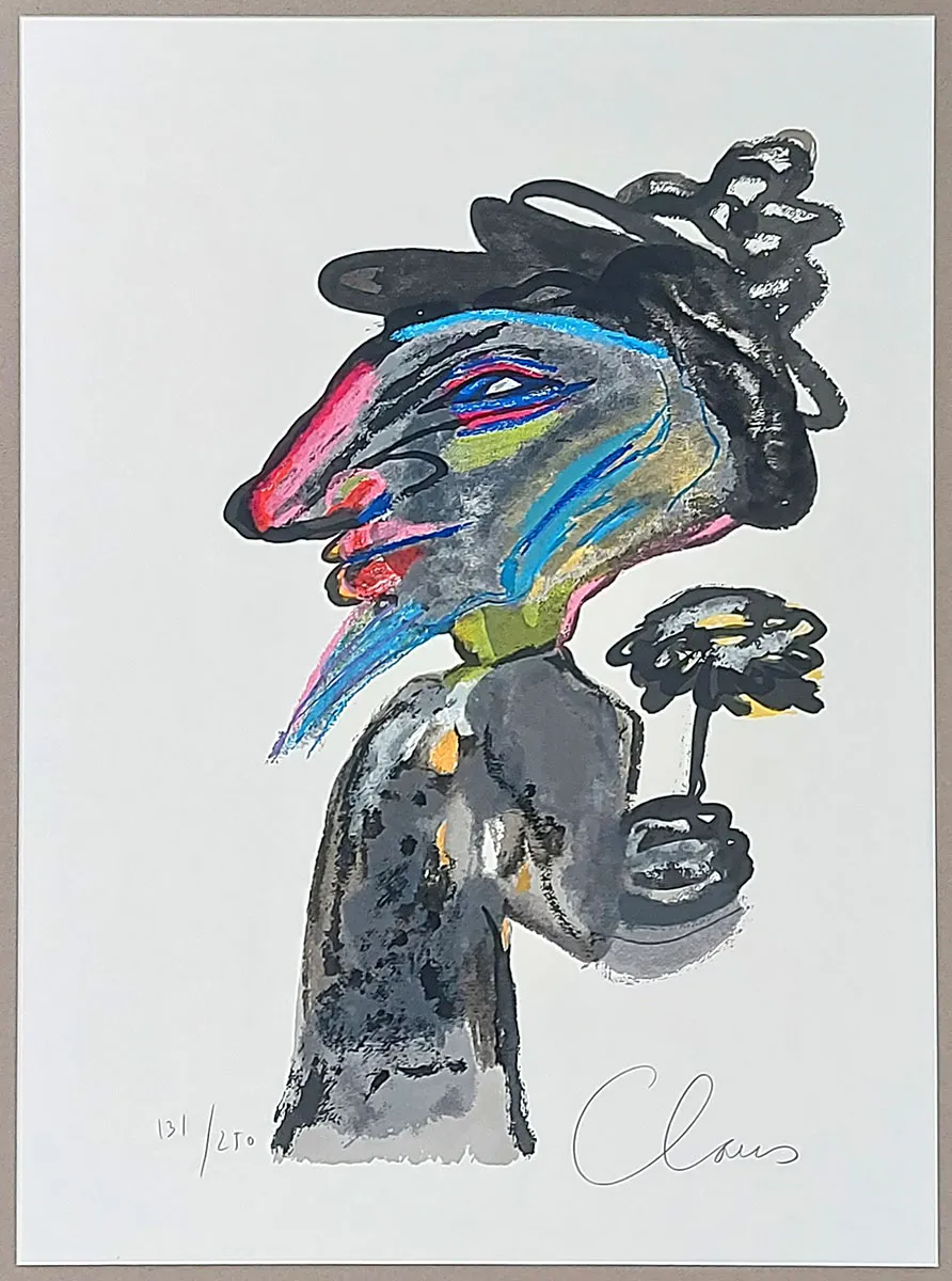 Litho van de Belgische kunstenaar Hugo Claus kopen
