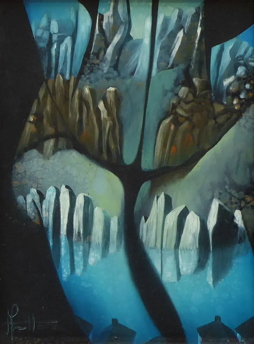 Painting by the Belgian artist Hugo De Putter