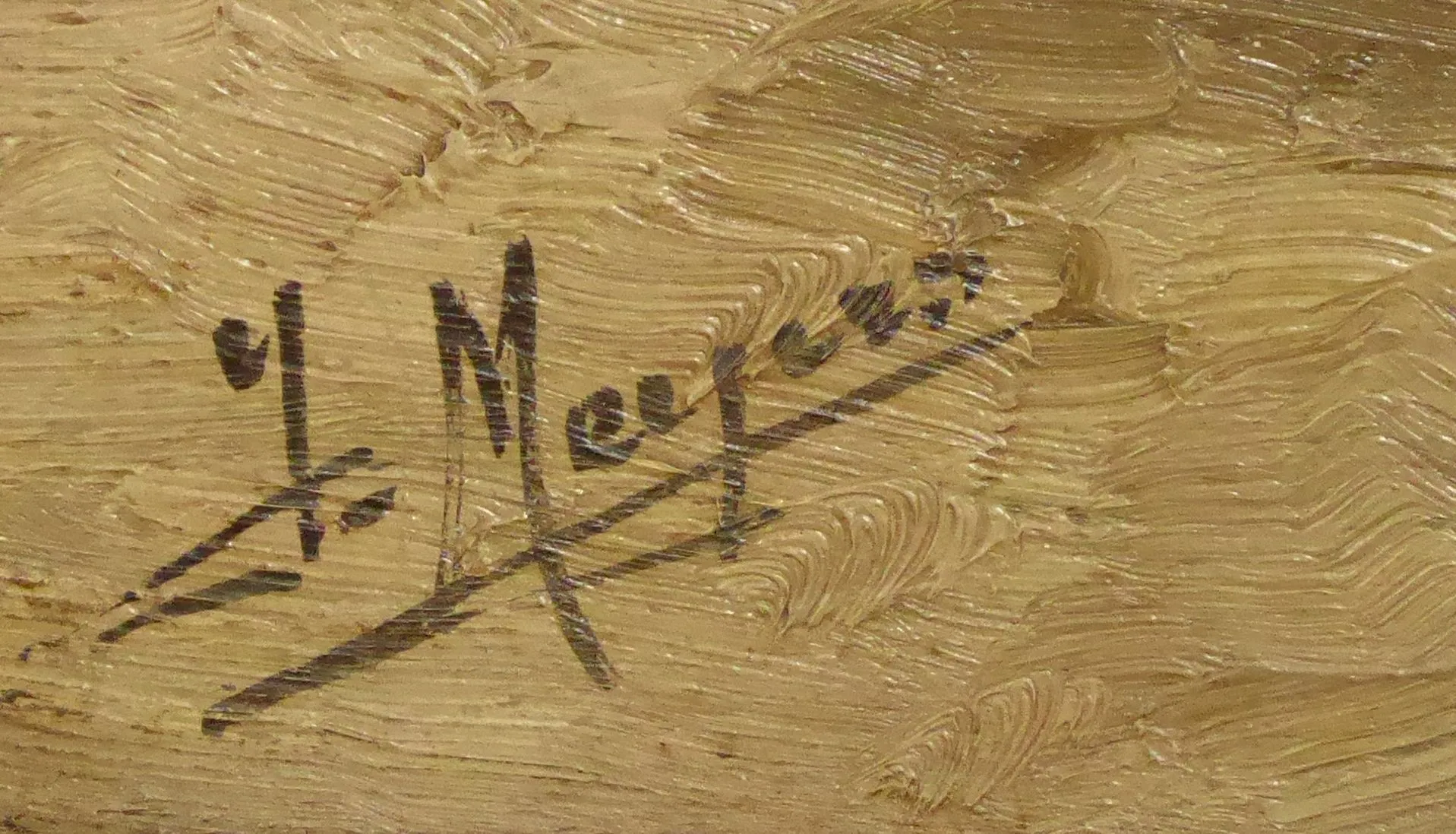 Schilderij van Belgische kunstschilder Isidore Meyers