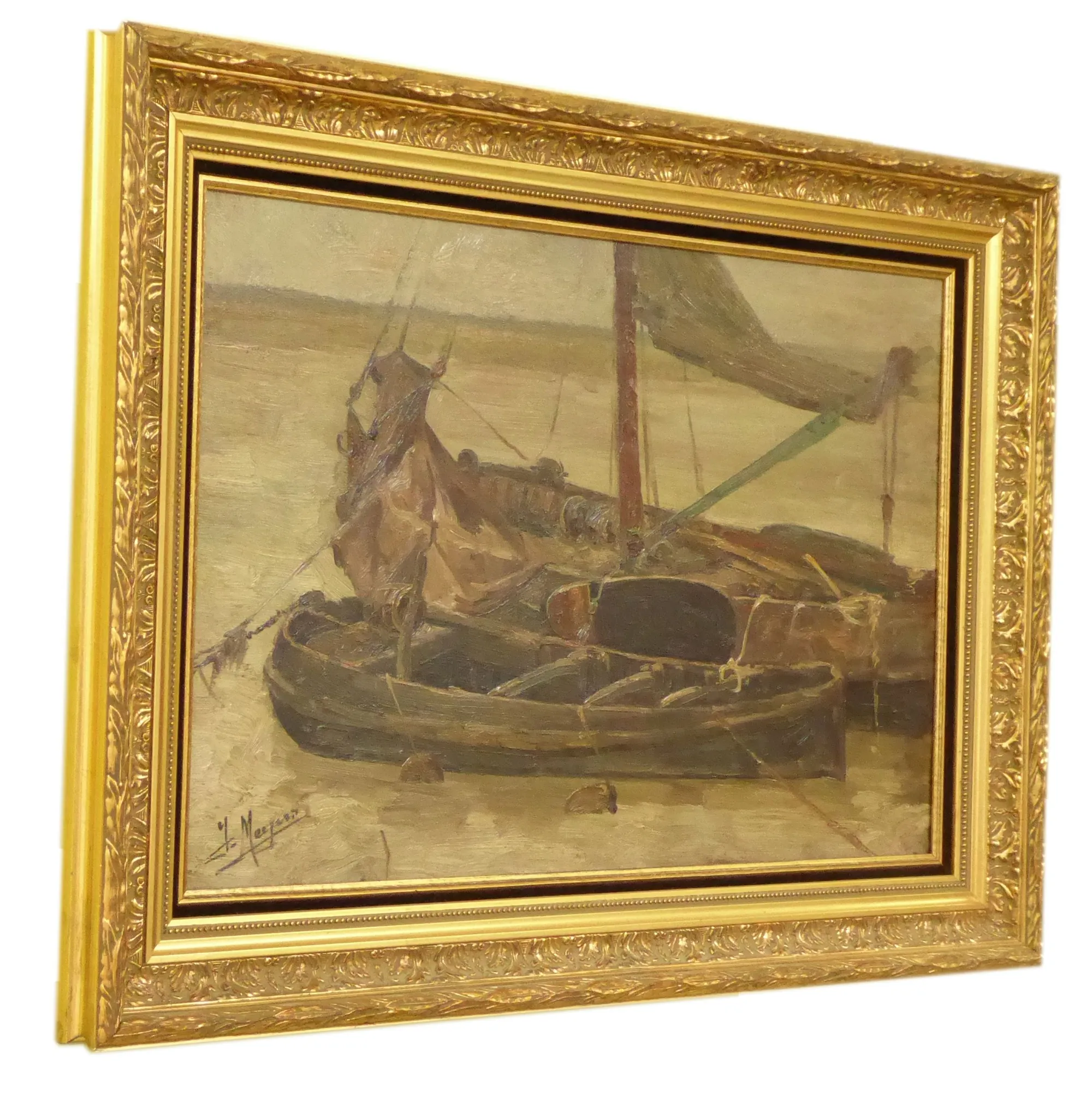 Schilderij van Belgische kunstschilder Isidore Meyers