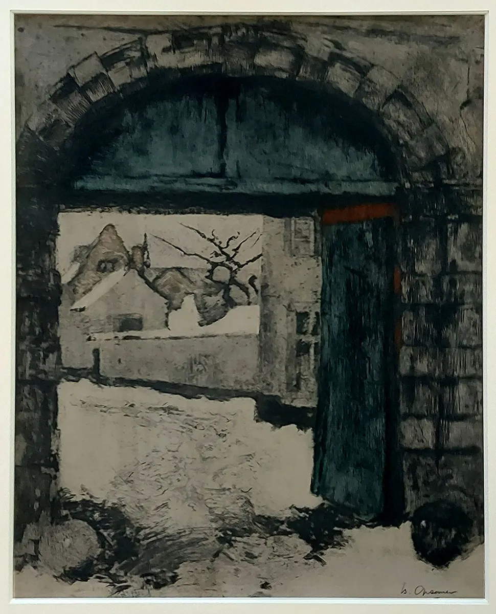 Ingang van het Lierse begijnhof door Isidore Opsomer