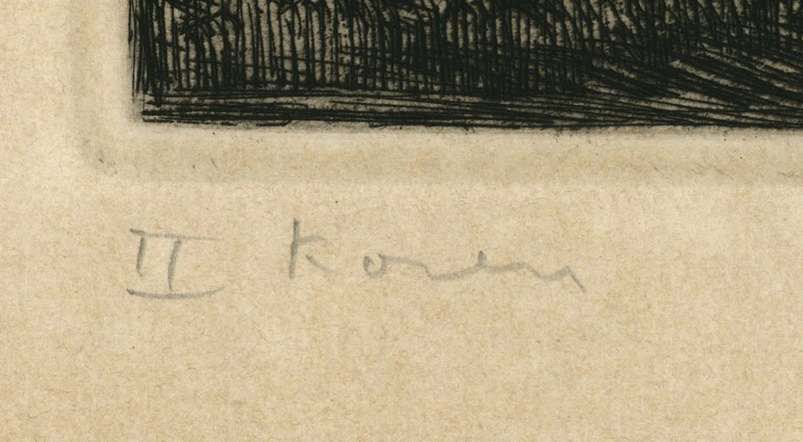 Buy Etching, Koren by the Belgian etcher Jacques Boonen