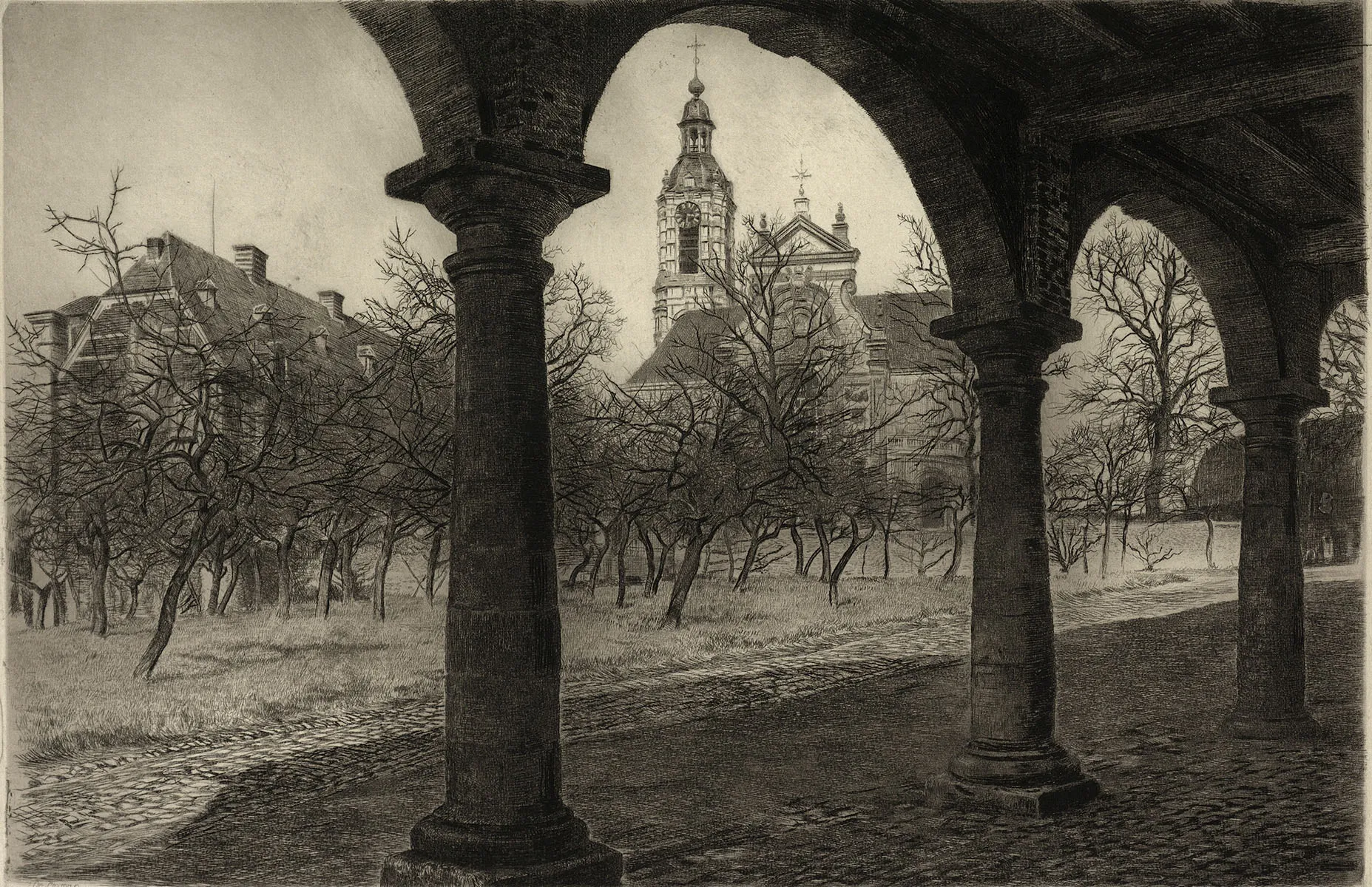 Ets van Averbode van de Belgische etser Jan de Cooman kopen