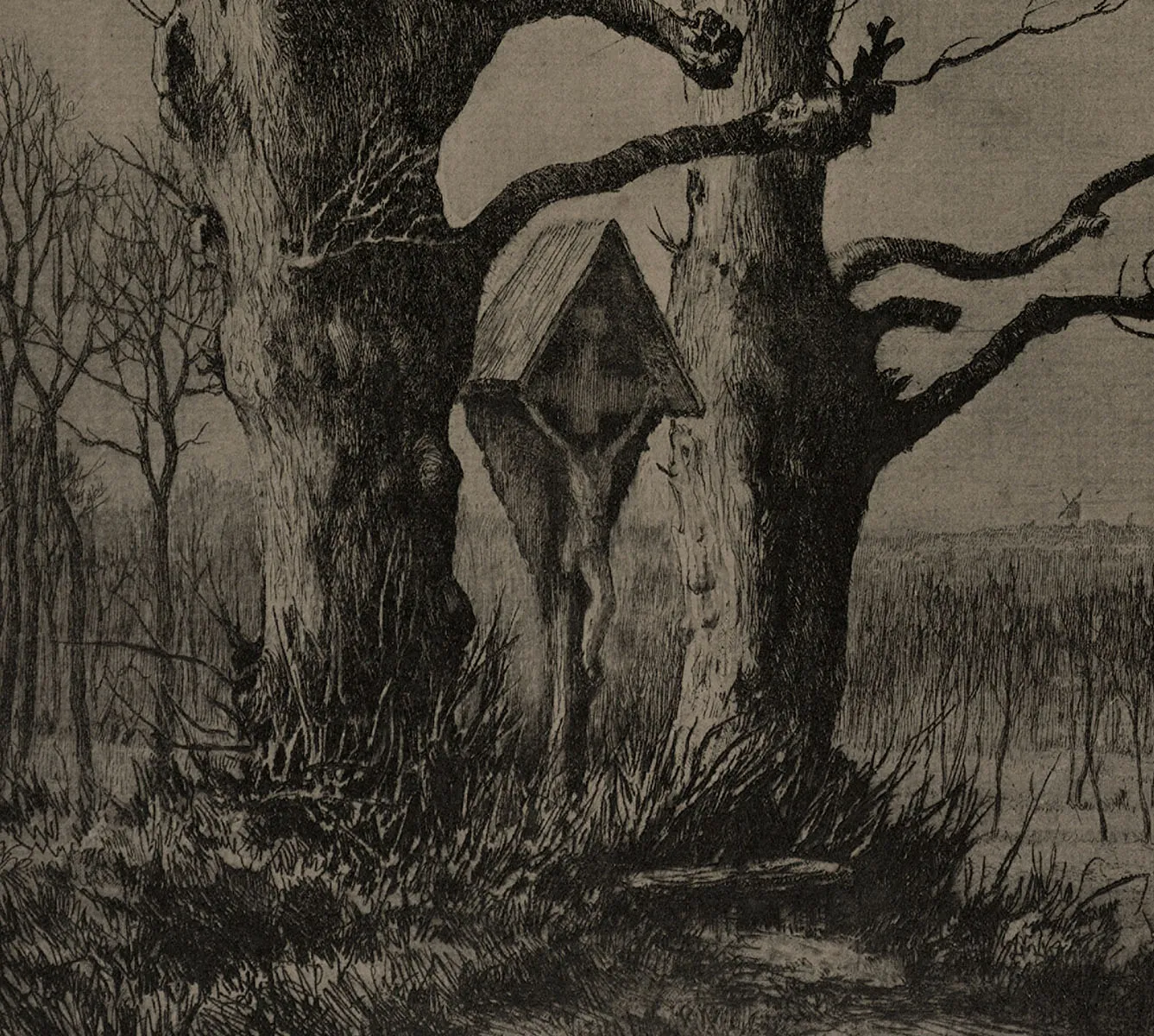 Grote ets van de Belgische etser Jan de Cooman kopen