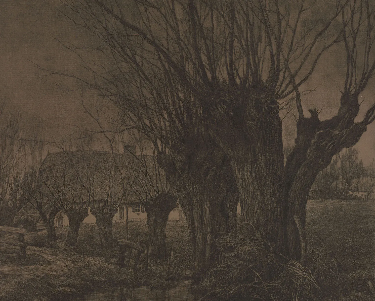 Ets uit 1947 van de Belgische etser Jan de Cooman kopen