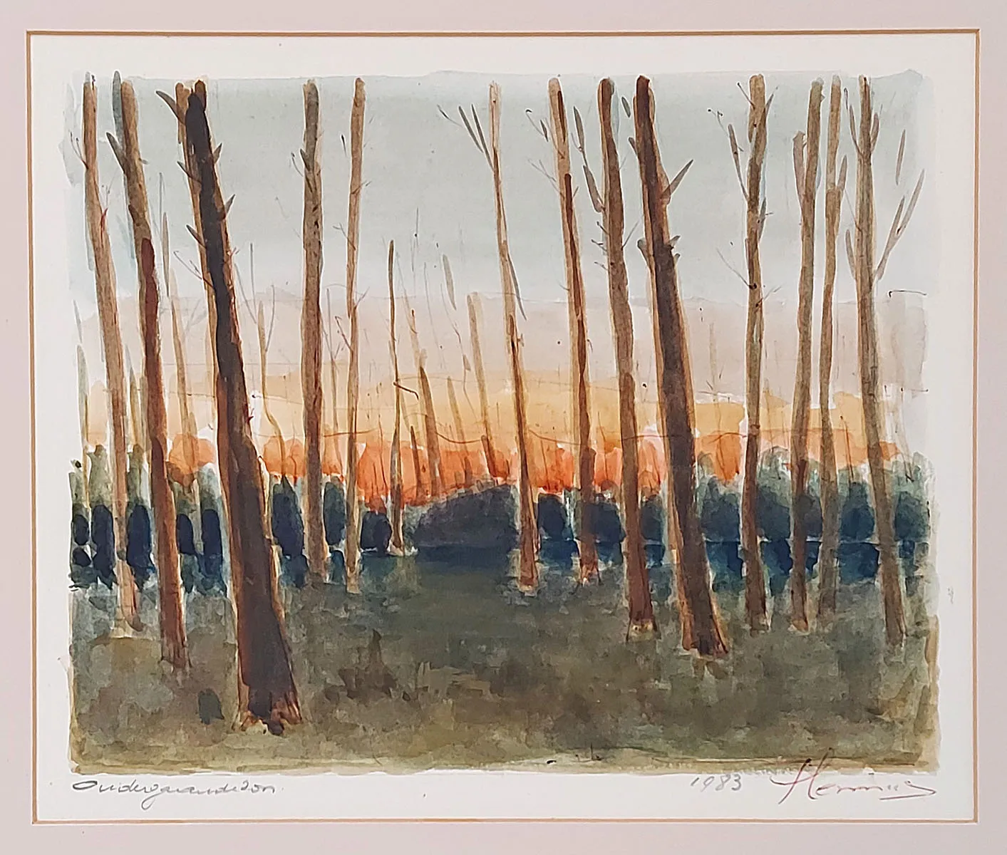 Achetez une aquarelle de l'artiste malinois Jan Hermus