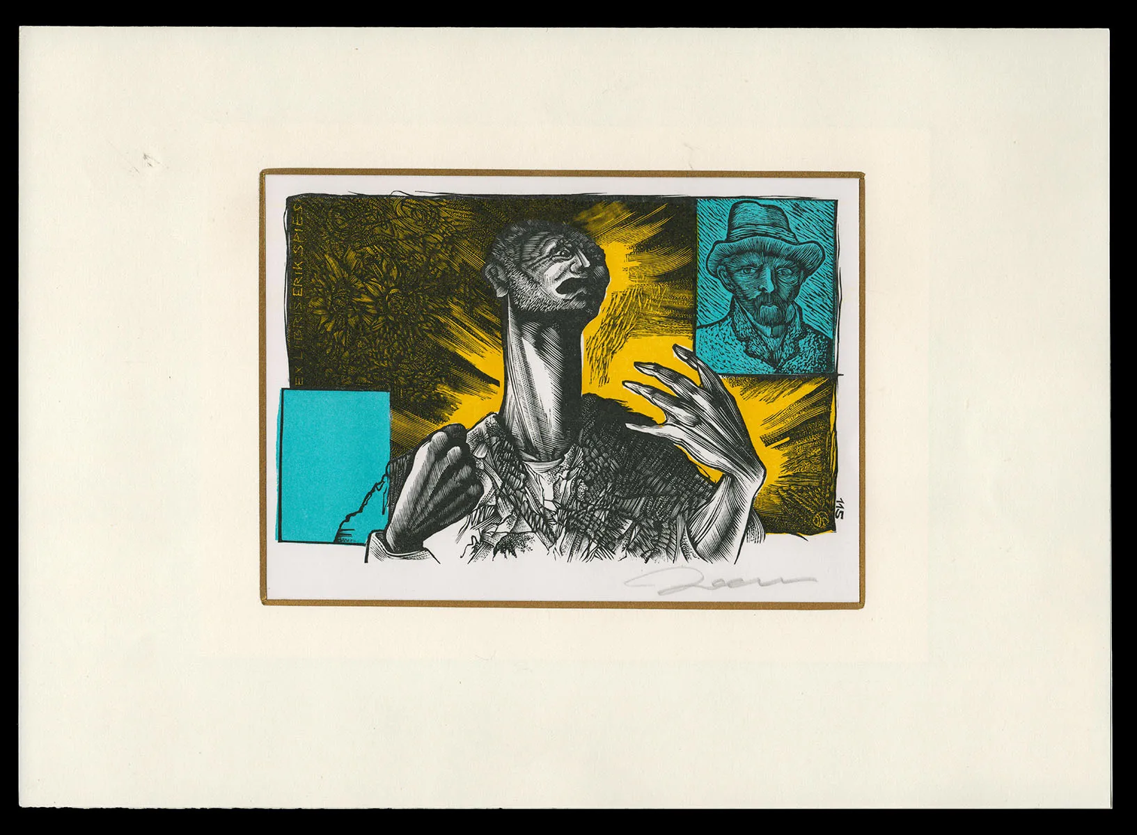 Ex libris van de Schotense kunstenaar Jan Meeus kopen