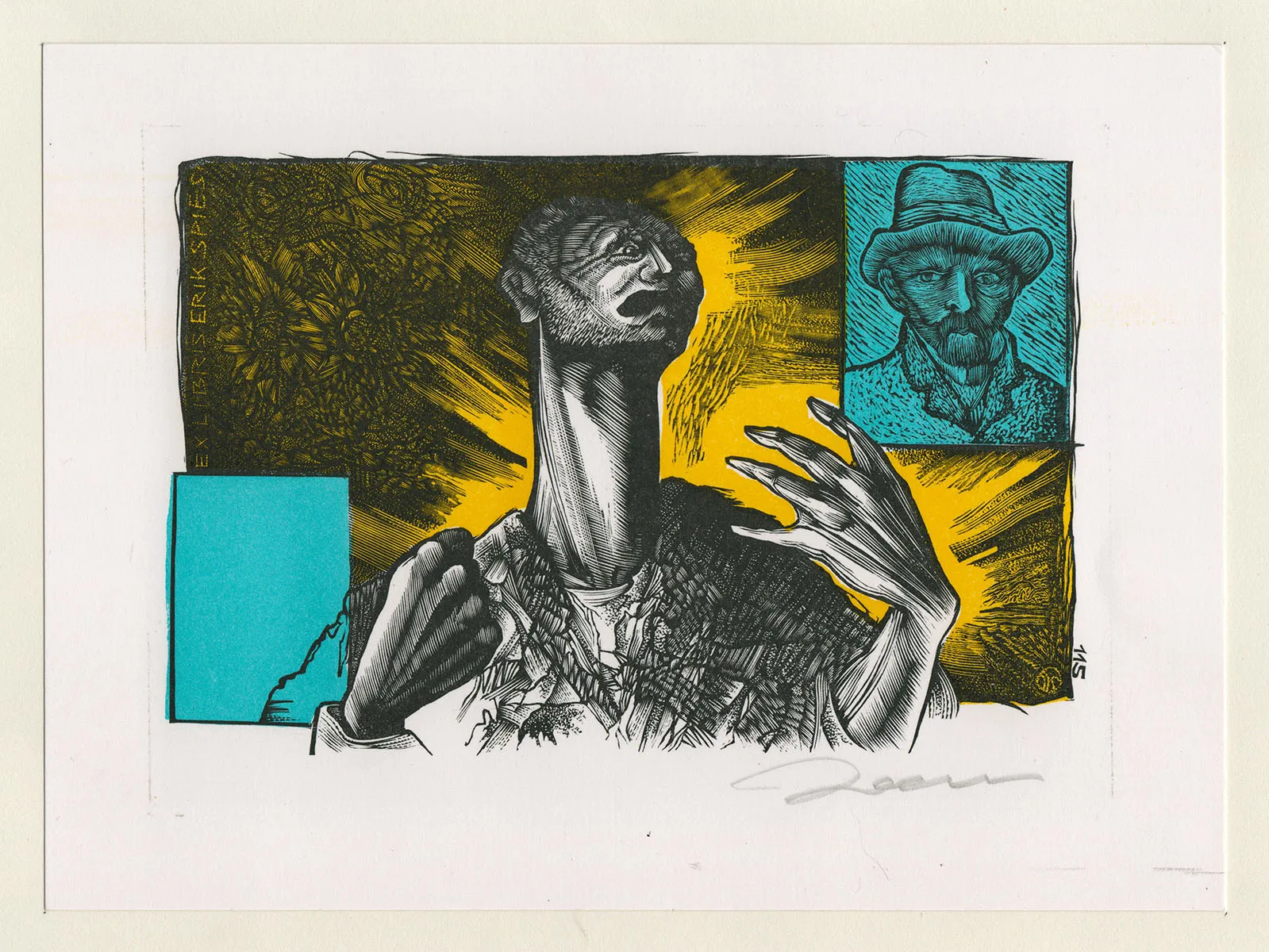 Ex libris van de Schotense kunstenaar Jan Meeus kopen