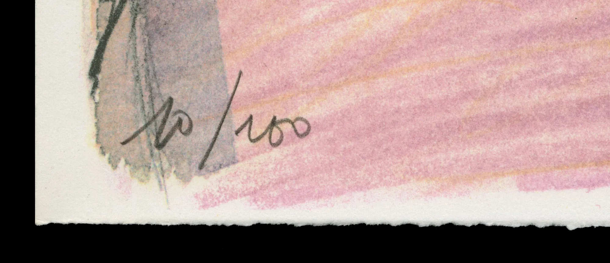 Litho uit 1984 van de Belgische kunstenaar Jan Van Riet kopen