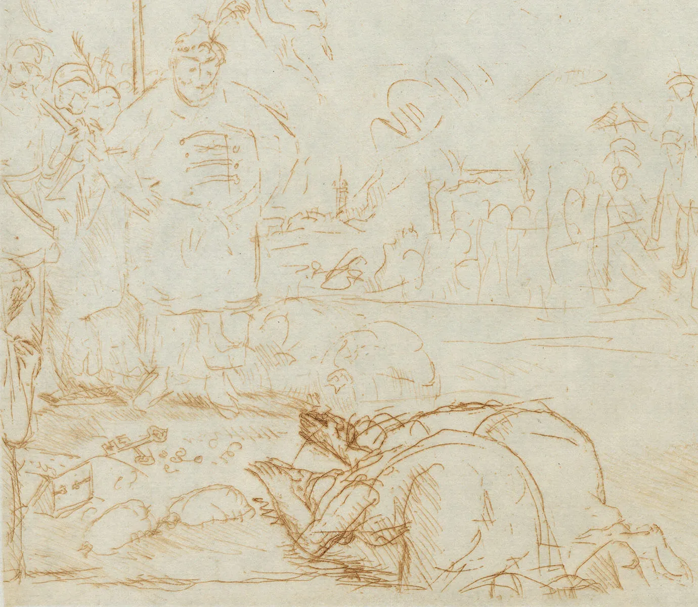 Acheter une grande gravure de l'artiste belge J. Donnay