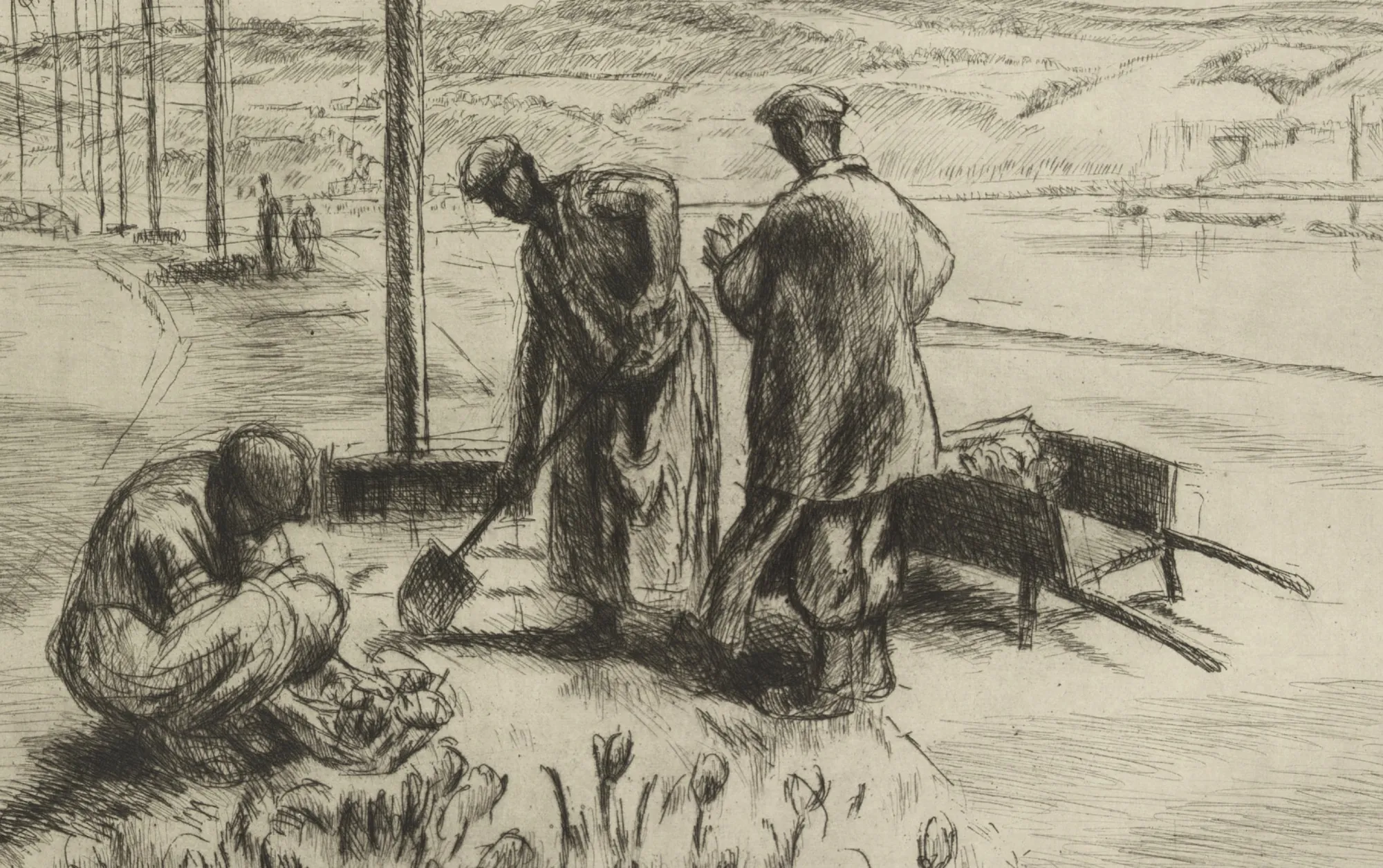 Achetez une grande eau-forte de l'artiste et aquafortiste belge J. Donnay