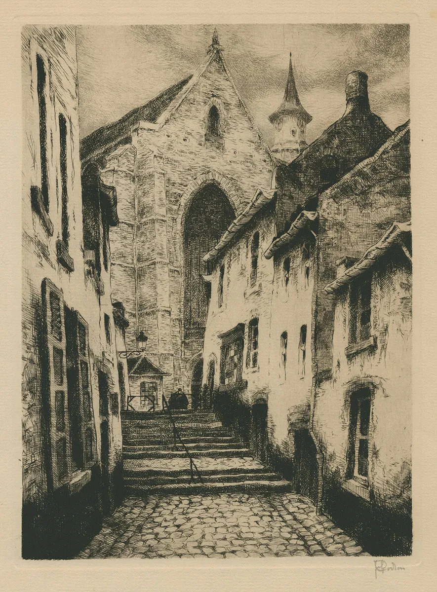 Buy an etching by the Brussels artist, etcher Jef Codron