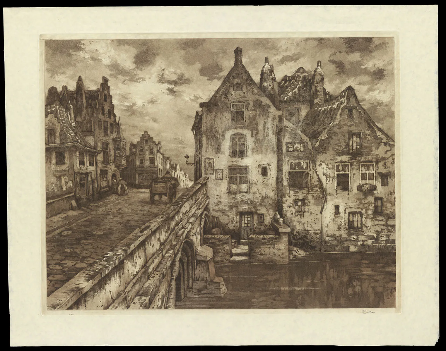 Buy an etching by the Brussels artist, etcher Jef Codron
