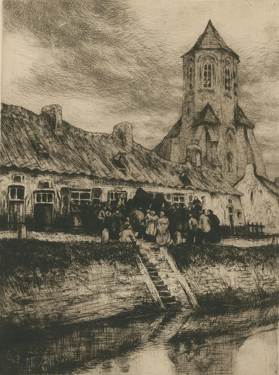 Buy an etching by the Brussels artist, etcher Jef Codron