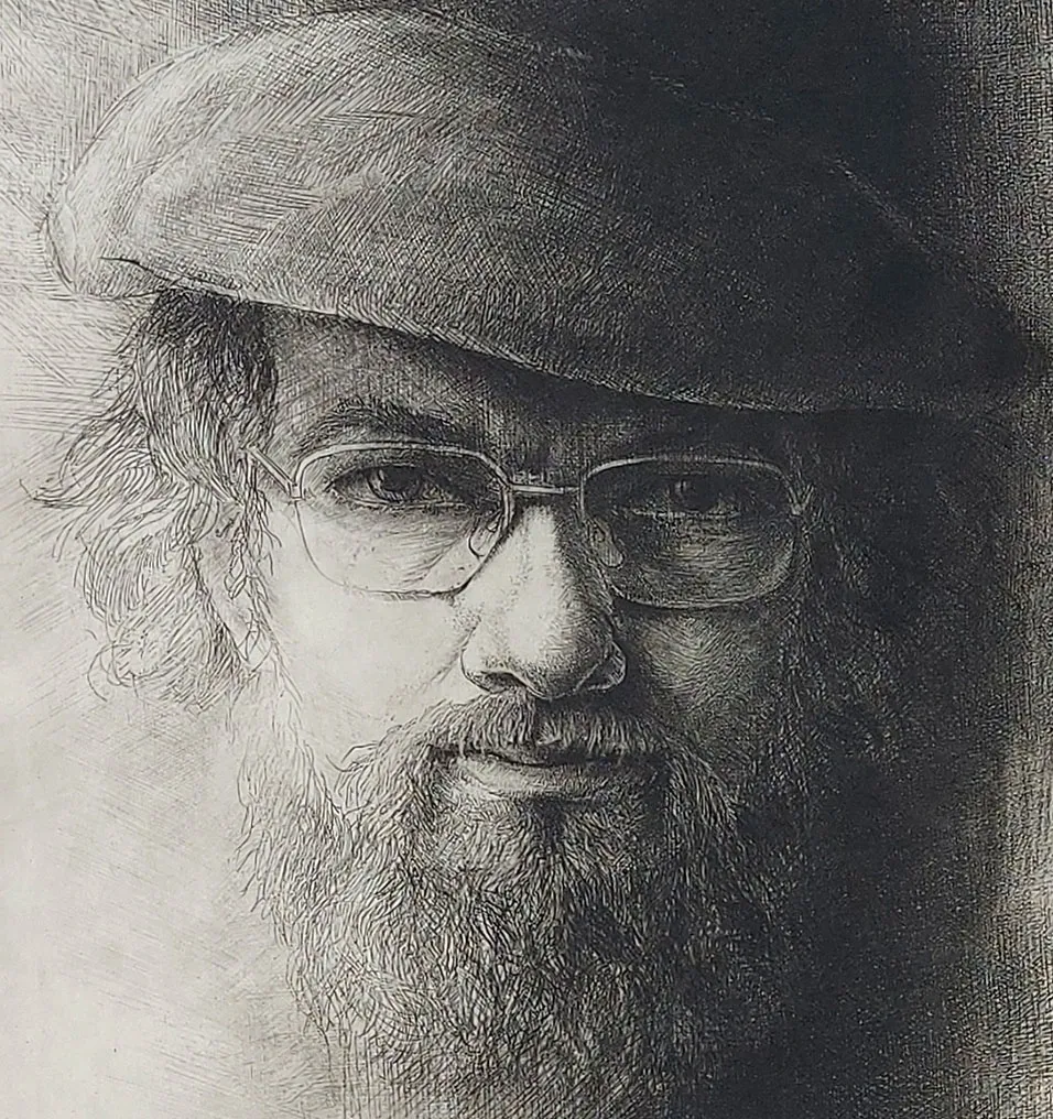 Gesigneerde grafiek van de Belgische kunstenaar Jef Van Grieken kopen