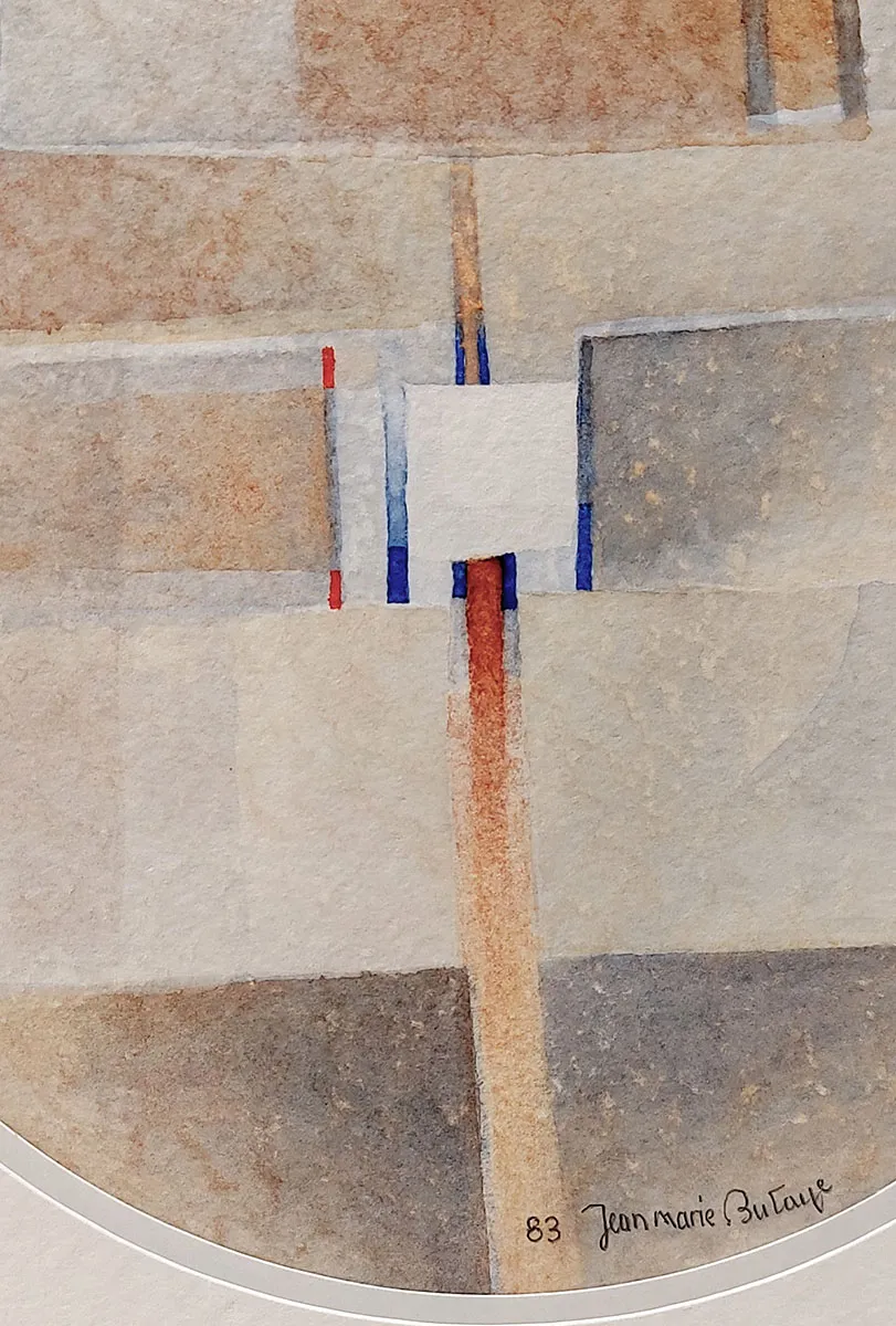 Abstract schilderij kopen van de Franse kunstenaar Jean-Marie Butaye