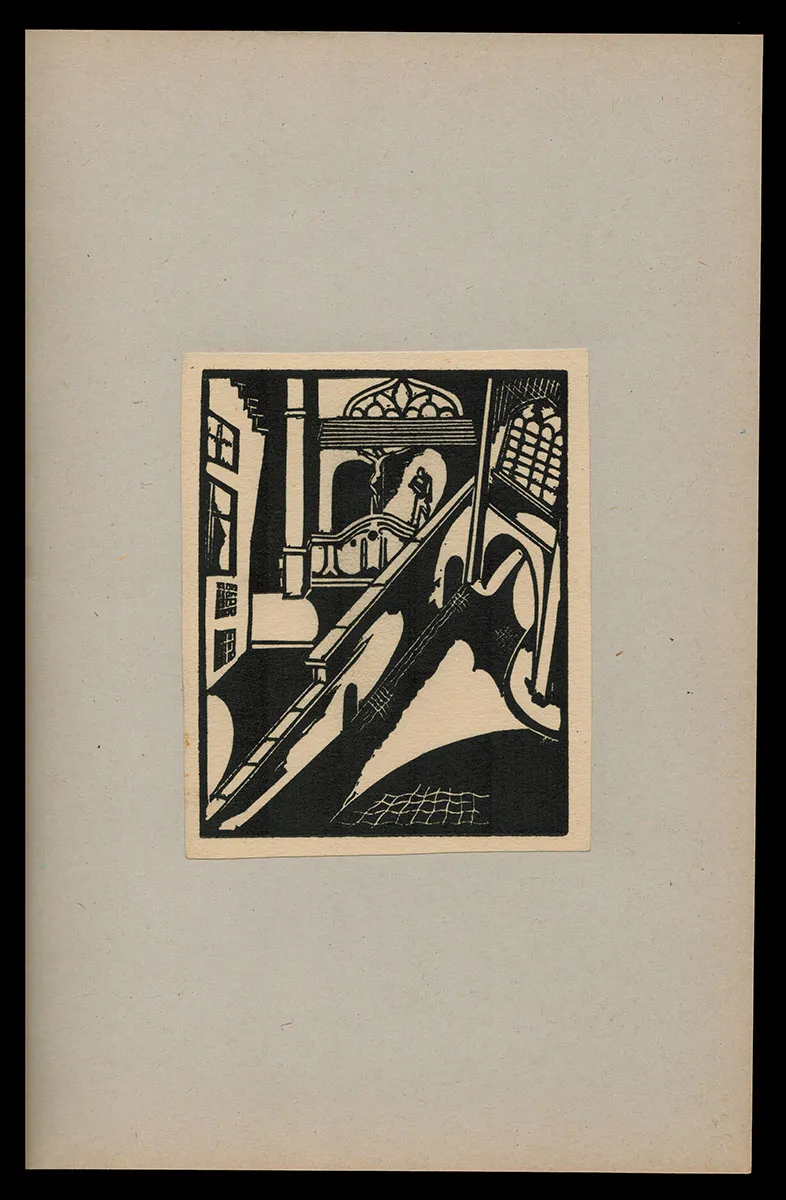 Buy woodcut by the Belgian artist Joris Minne from 1930