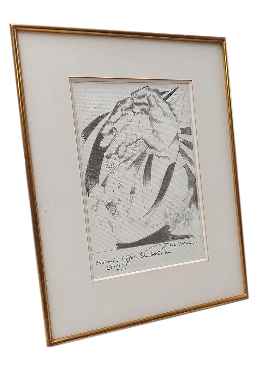 Buy a pencil drawing by the Belgian artist Joris Minne